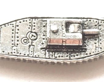 Tank lapel pin | Etsy