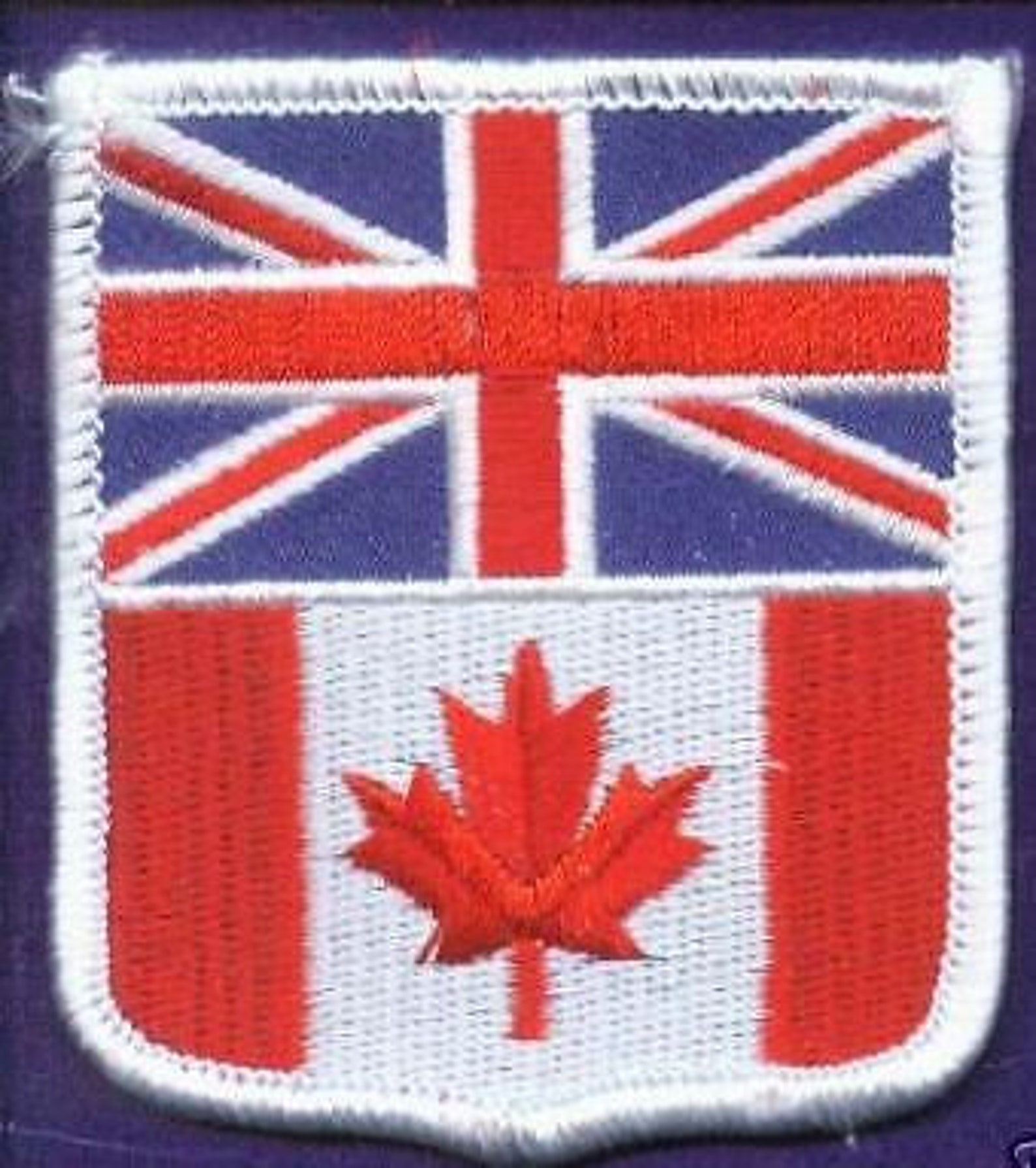 Union Jack & Canada Flag Embroidered Patch Badge A249 - Etsy