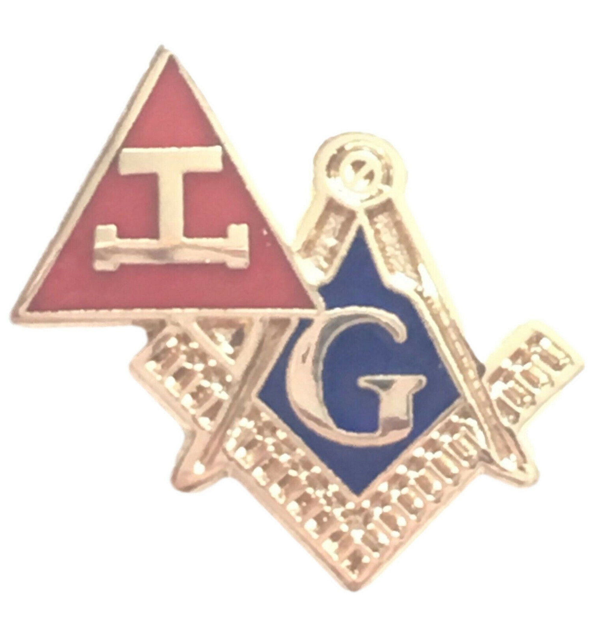 Royal Arch Triple Tau & Masonic Crest Badge and Masonic Crest - Etsy UK