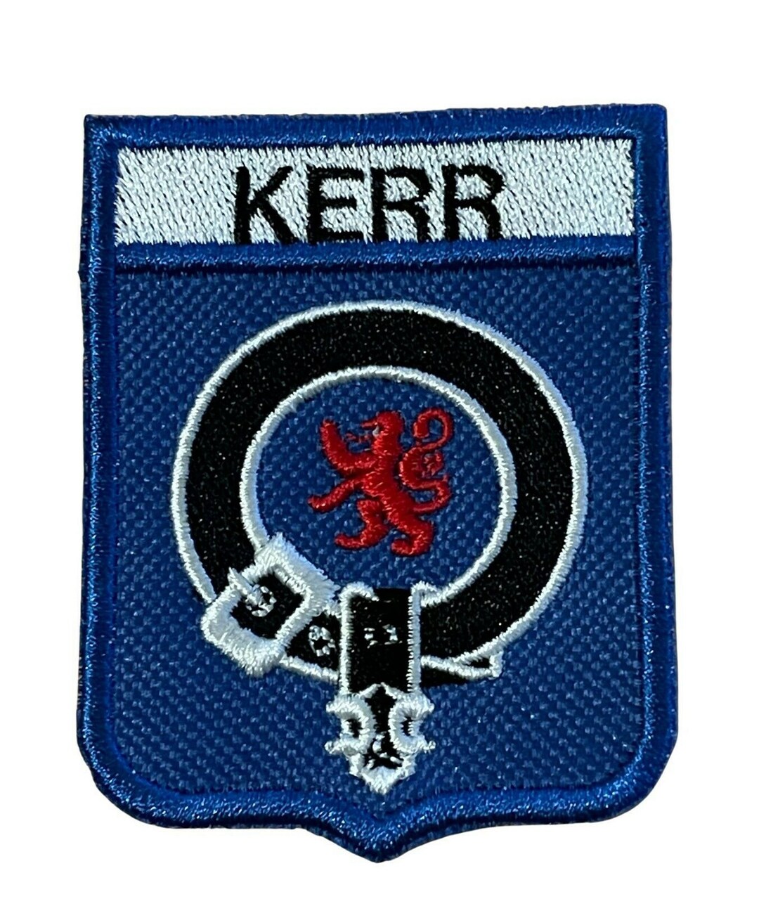 Kerr Scotland Clan Badge With Lion Rampant Embroidered Sew / Iron on ...