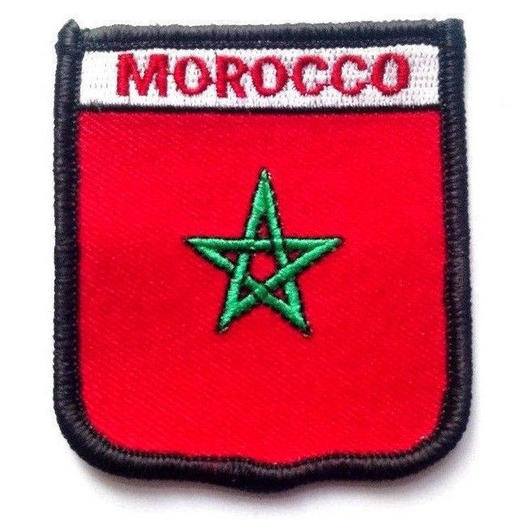 Morocco Embroidered Patch - Etsy