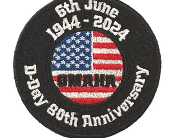 D Day 80th Anniversary Embroidered Patch Dakotas Over Normandy - Etsy