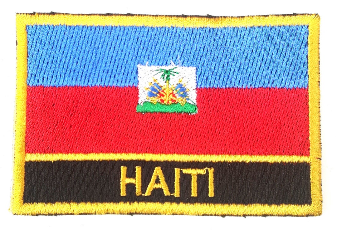 Haiti Embroidered Sew or Iron on Patch Badge - Etsy