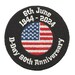 D-day Landings 80th Anniversary 1944-2024 USA Fully Embroidered Sew or ...