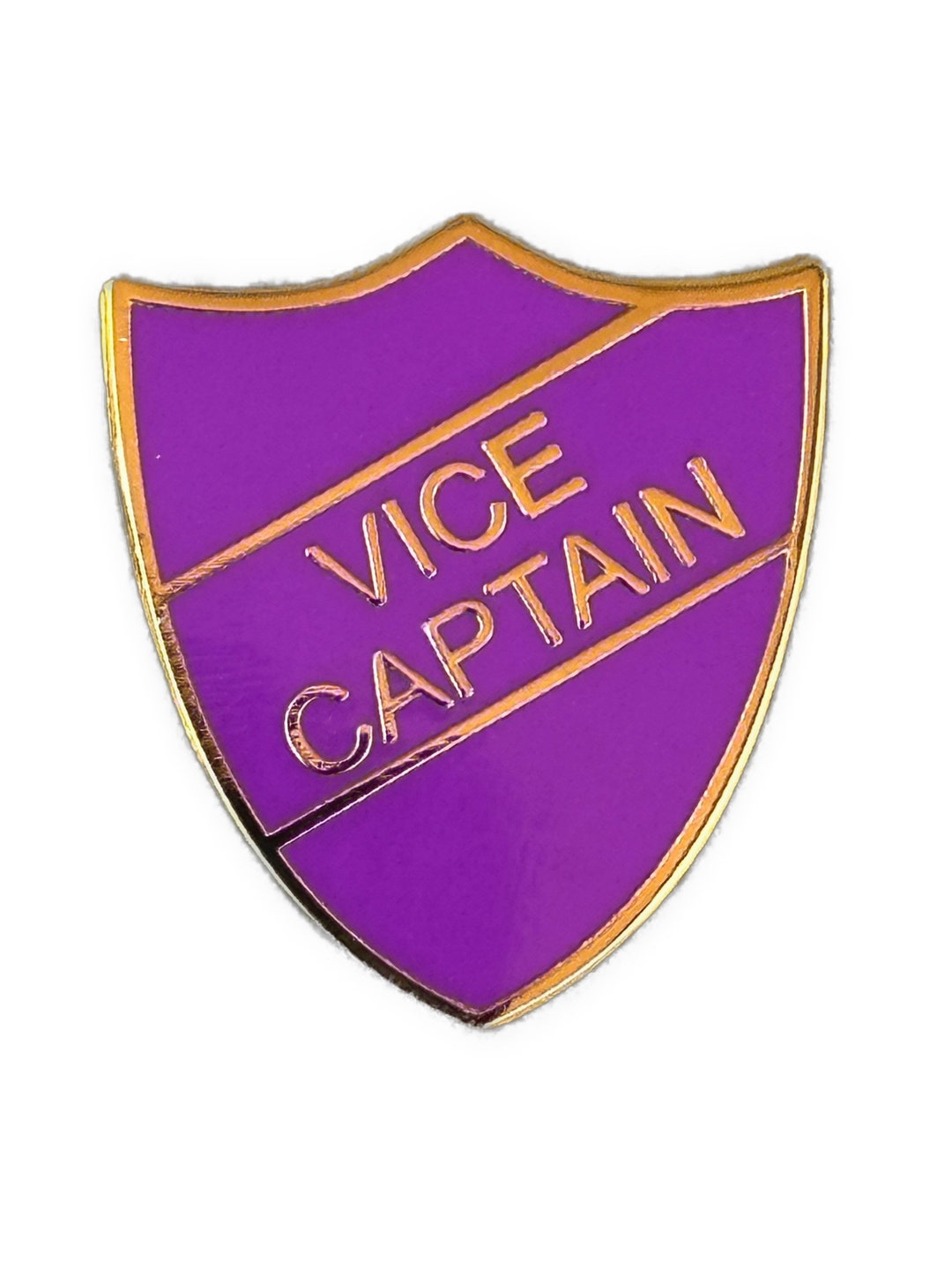 School Vice Captain School / College Light Purple Enamel Lapel Pin ...