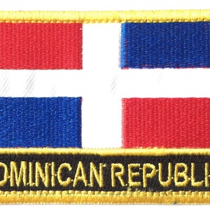 Dominican Republic Embroidered Sew or Iron on Patch Badge - Etsy
