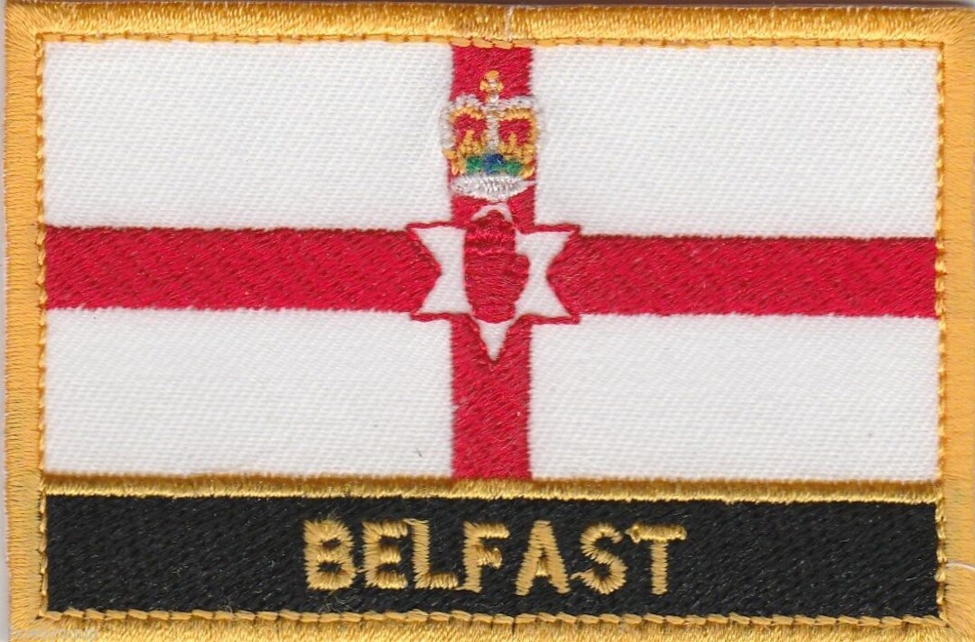 Belfast Northern Ireland Town & City Embroidered Sew on Patch Badge - Etsy