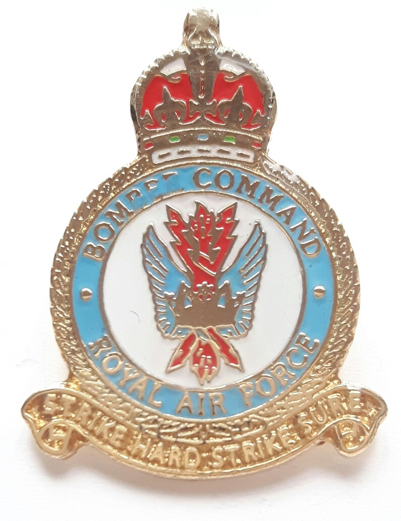 Bomber Command Crest Royal Air Force Lapel Pin Badge | Etsy