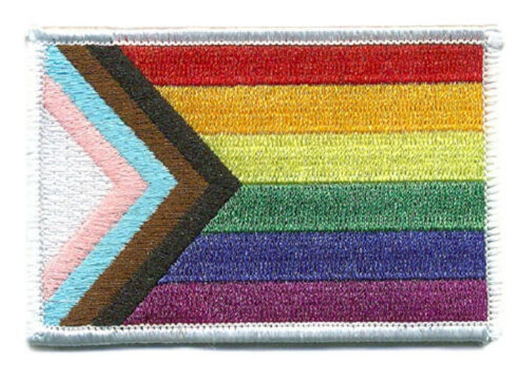 Progress Pride/trans/lgbtq/minority Group Embroidered Sew or Iron on ...