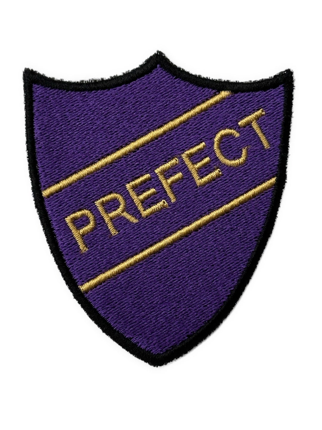 School Prefect Blazer Pocket Sized 60mm X 70mm Purple Embroidered Patch ...