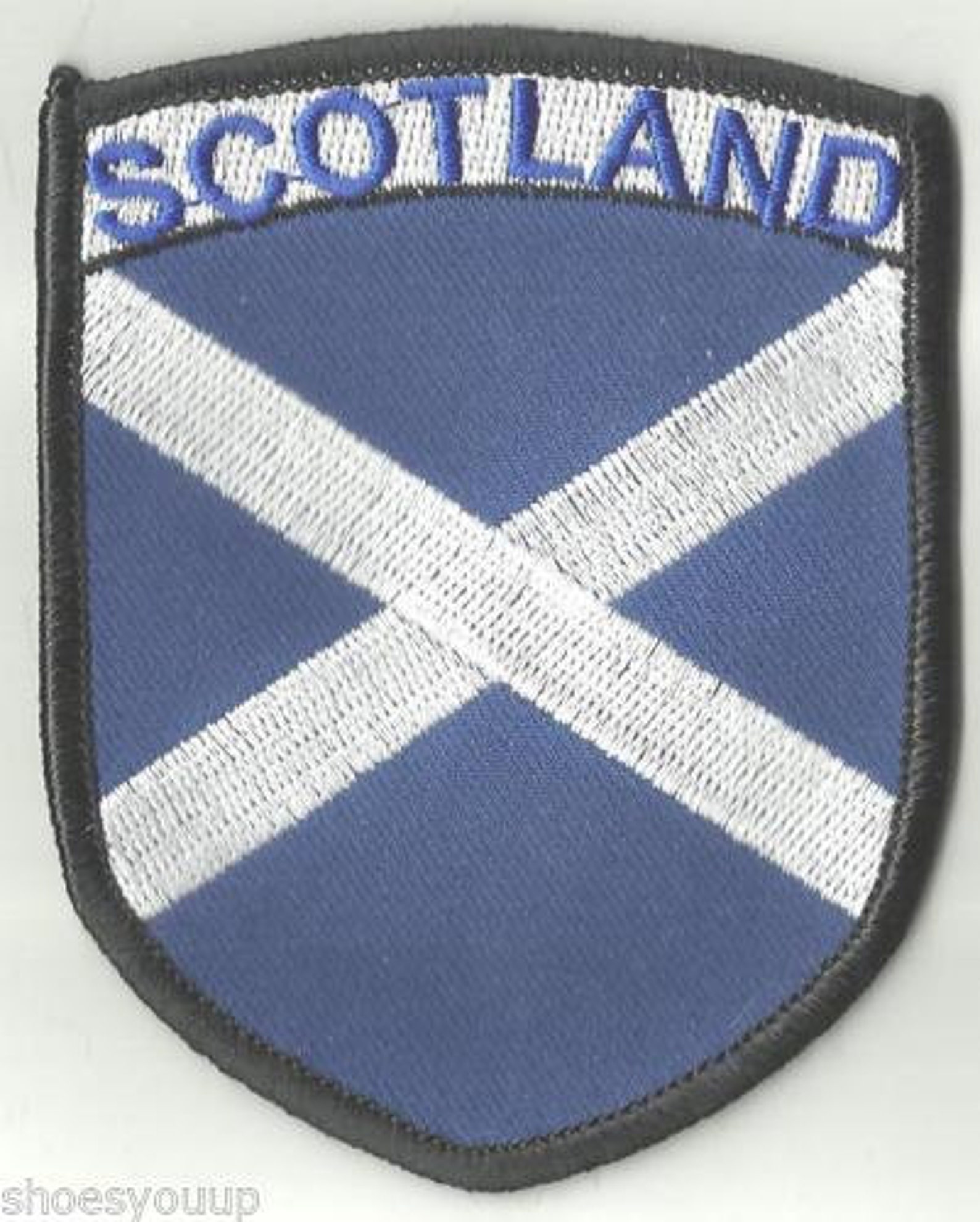 Large Scotland Saltire Flag Crest Flag World Embroidered Patch Badge - Etsy