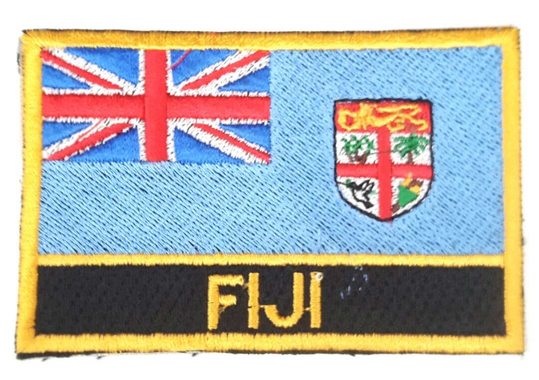 Fiji Embroidered Sew or Iron on Patch Badge - Etsy