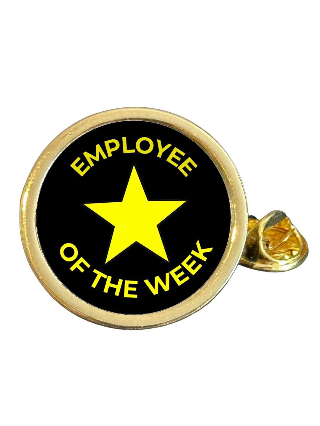 Employee of the Week Gold Plated Lapel Pin Badge in Bag - Etsy
