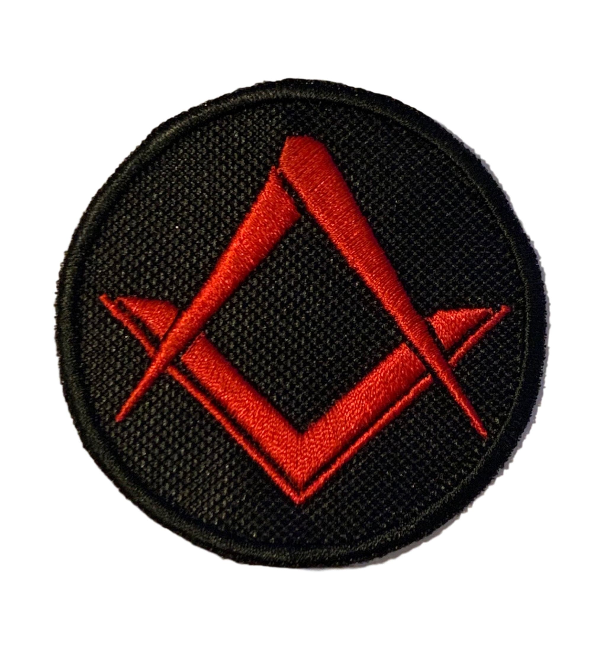 Masonic Crested Embroidered Patch Without G. Iron or Sew on | Etsy