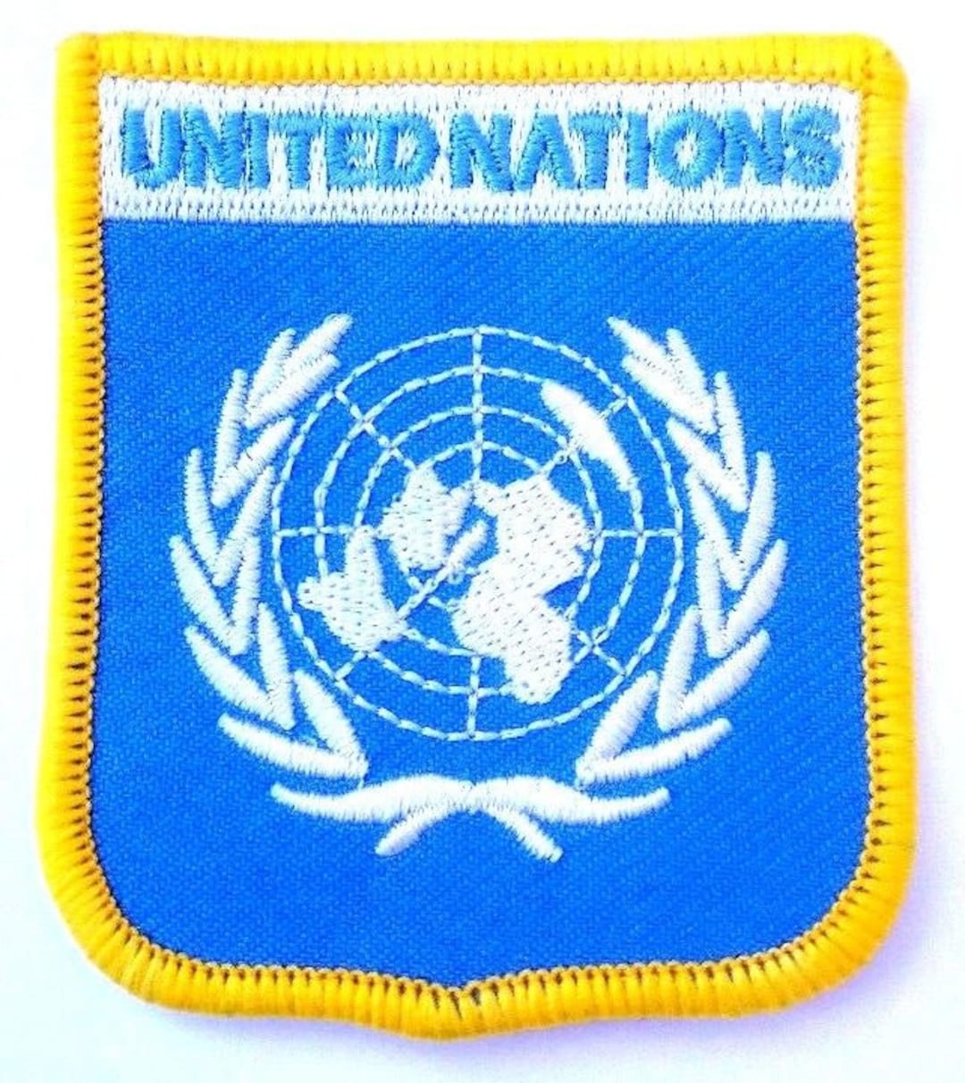 United Nations Embroidered Patch - Etsy