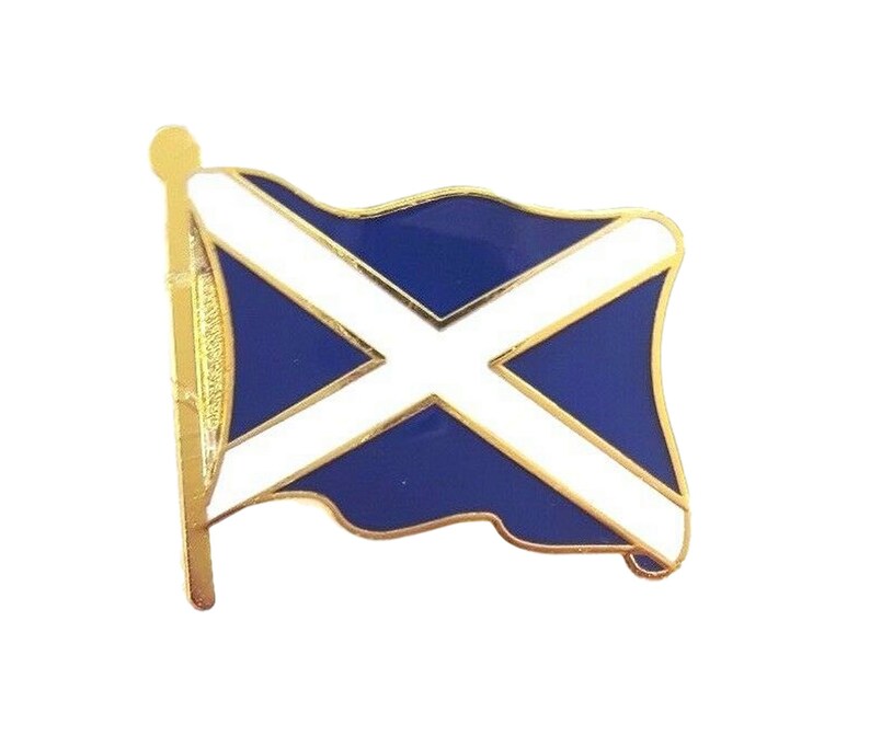 Scotland Saltire Flag Enamel Lapel Pin Badge T733 - Etsy