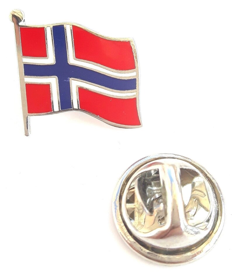 Norway Flag Enamel Lapel Pin Badge-t1078 - Etsy
