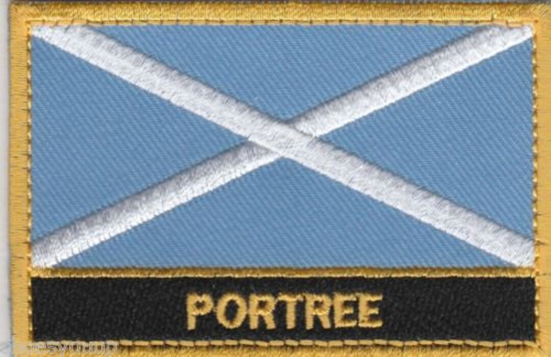 Portree Scotland Town & City Embroidered Sew on Patch Badge - Etsy