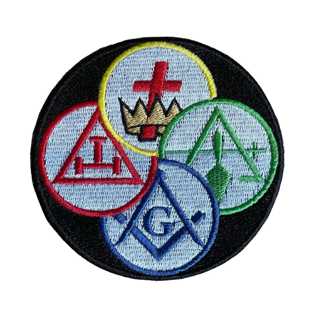 Masonic York Rite Fully Embroidered Sew or Iron on Patch (A) - Etsy