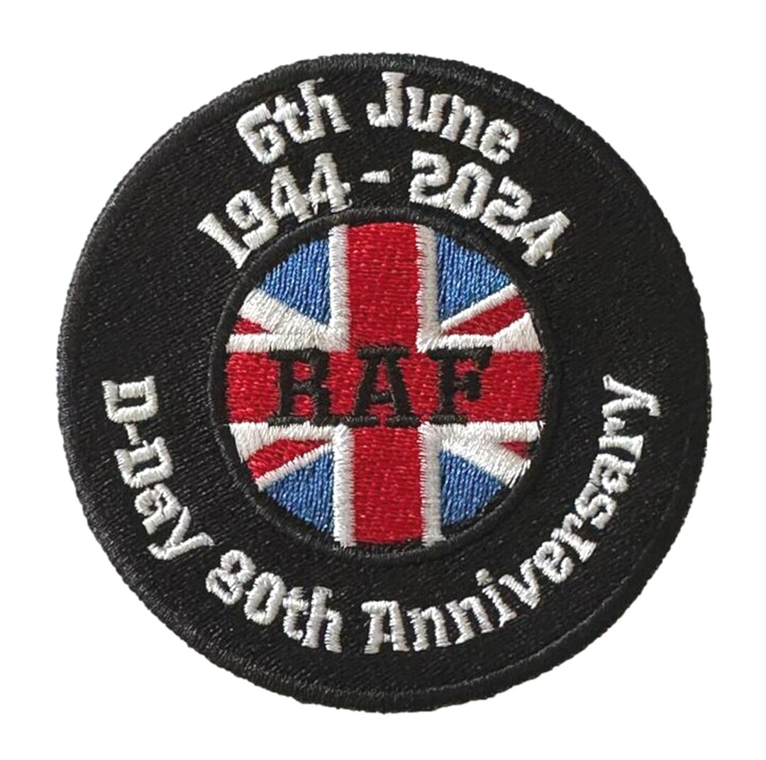 D-day Landings 80th Anniversary 1944-2024 Union Jack UK Union Jack RAF ...