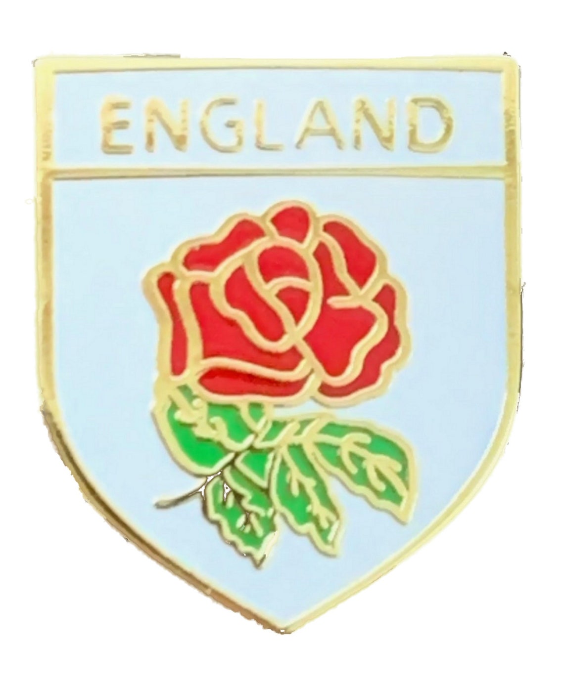 Lancashire Red Rose England Enamel Badge and Lancashire Red - Etsy