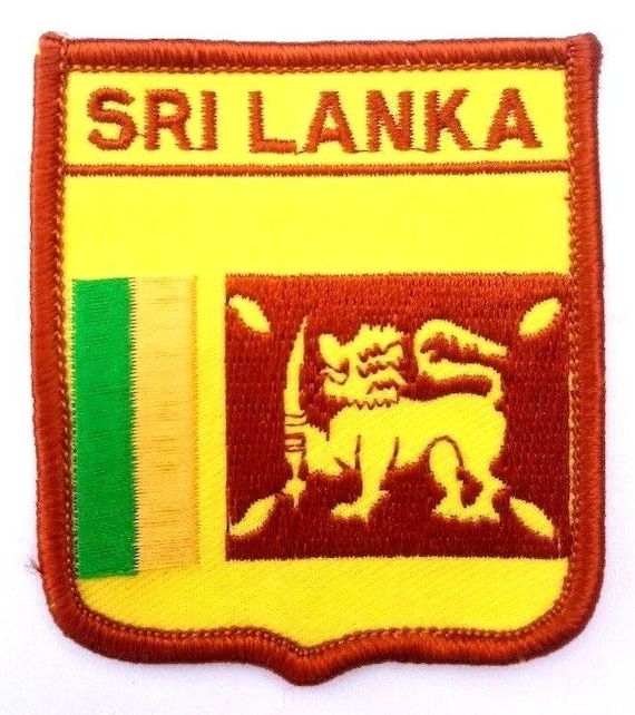Sri Lanka Embroidered Patch | Etsy