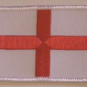 St George Cross Small Flag World Embroidered Patch (A437) - Etsy