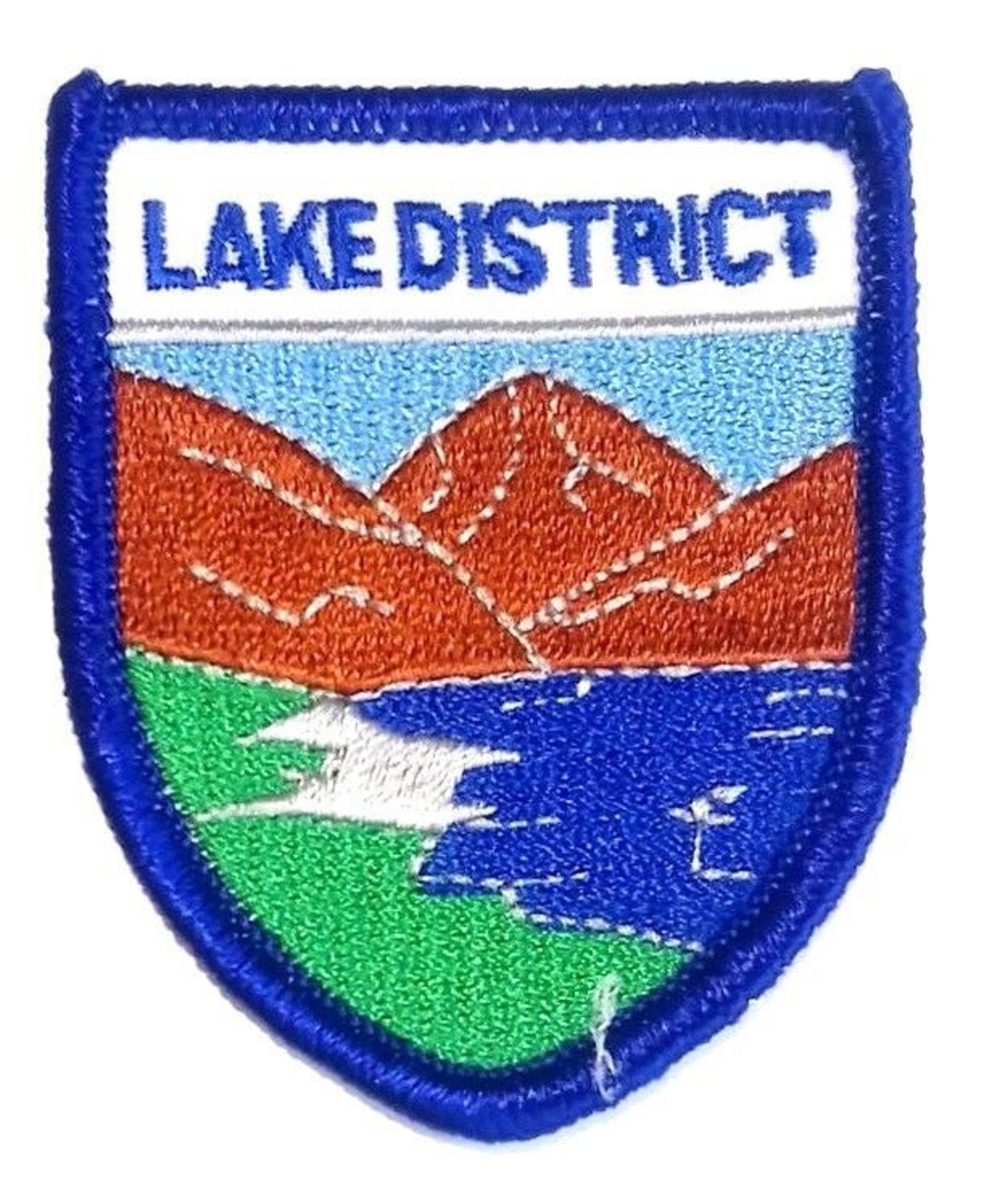 Lake District Embroidered Patch - Etsy