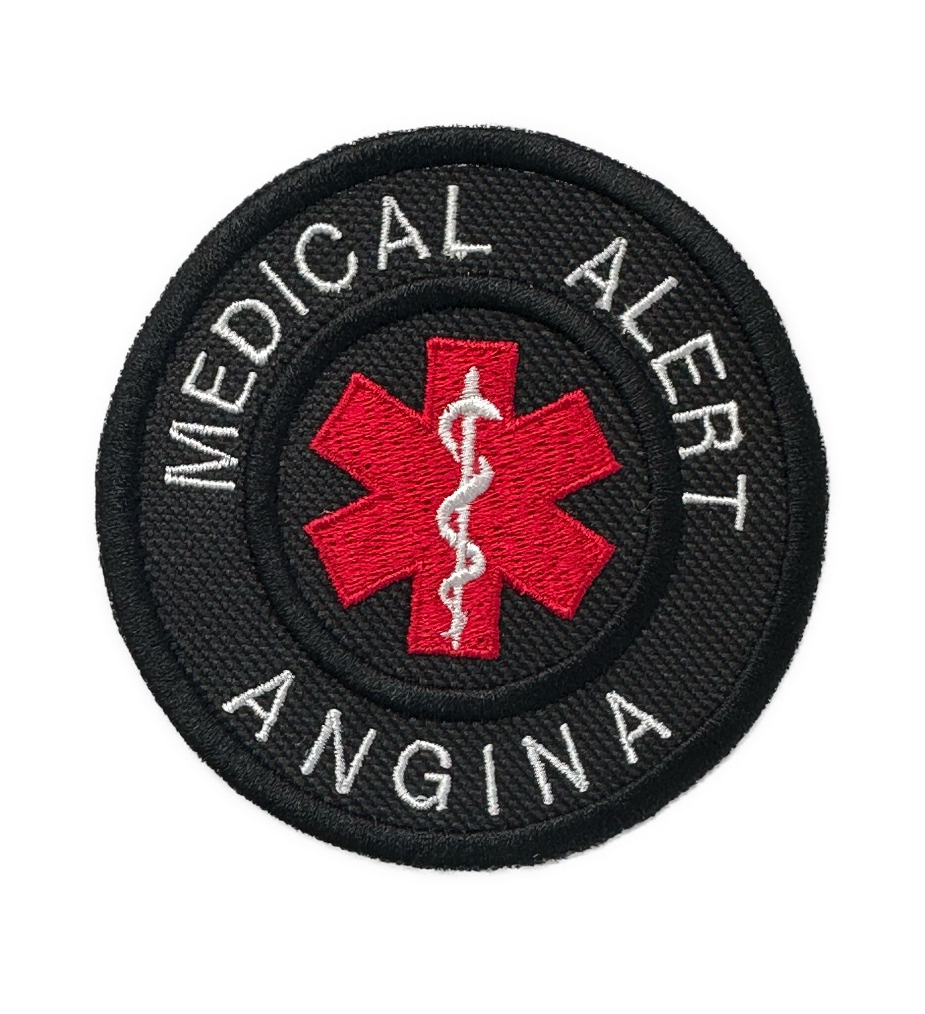 Angina Medical Alert Embroidered Patch - Etsy