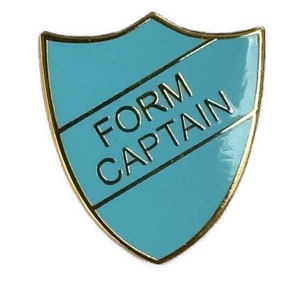 School Form Captain School / College Light Blue Enamel Lapel Pin Badge ...