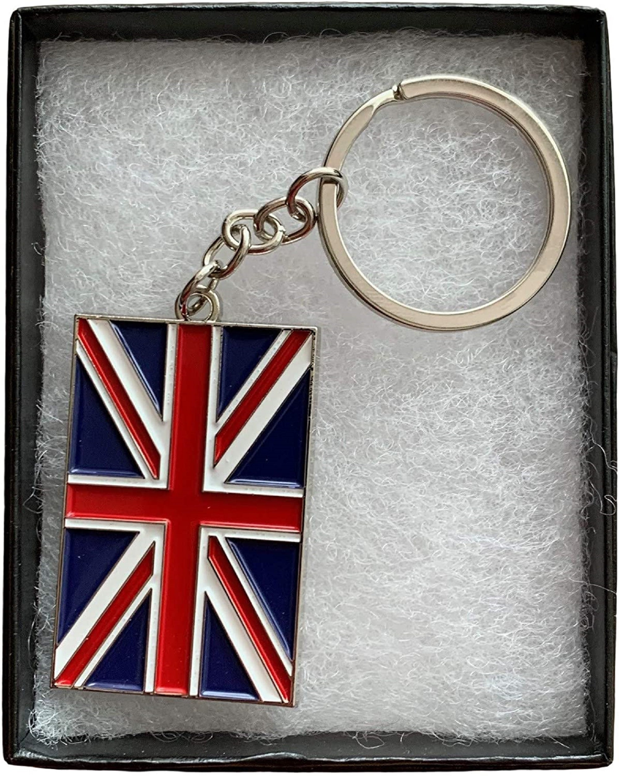 Emblems-Gifts Personalised KR1192 Union Jack Metal Key Ring | Etsy