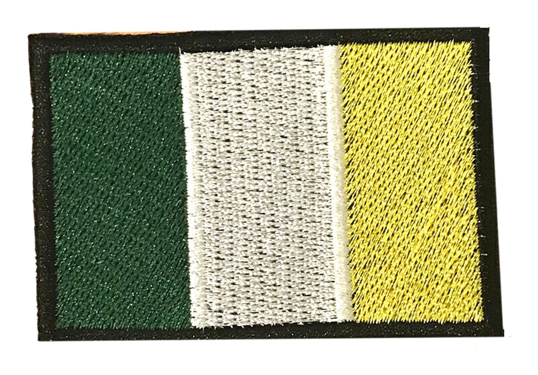 County Offaly Irish Colours Flag Embroidered Sew / Iron on Patch Badge ...