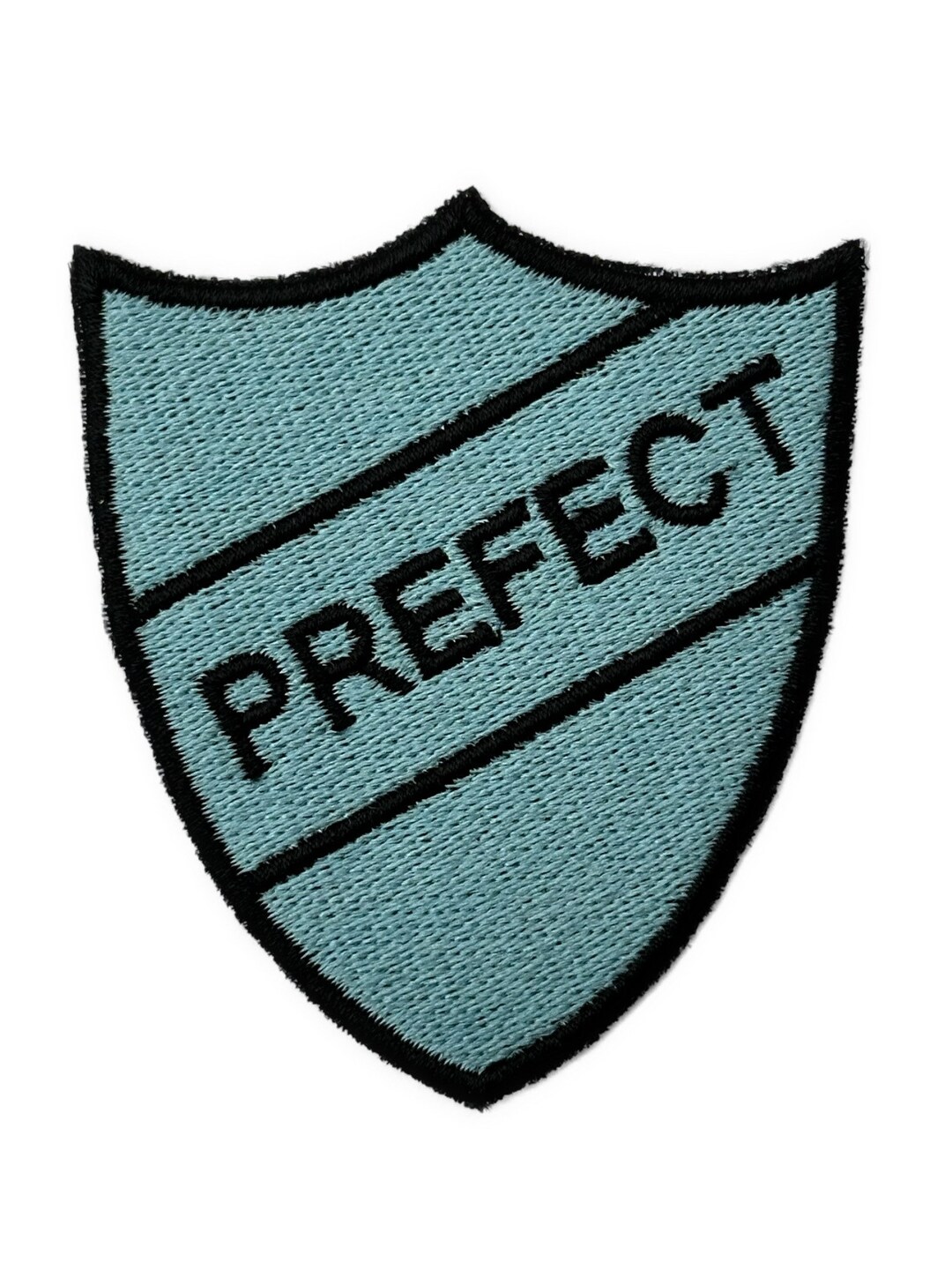School Prefect Small Lapel Sized 35mm X 40mm Light Blue Embroidered ...