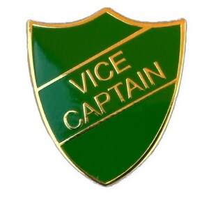 School Vice Captain School / College Green Enamel Lapel Pin Badge - Etsy