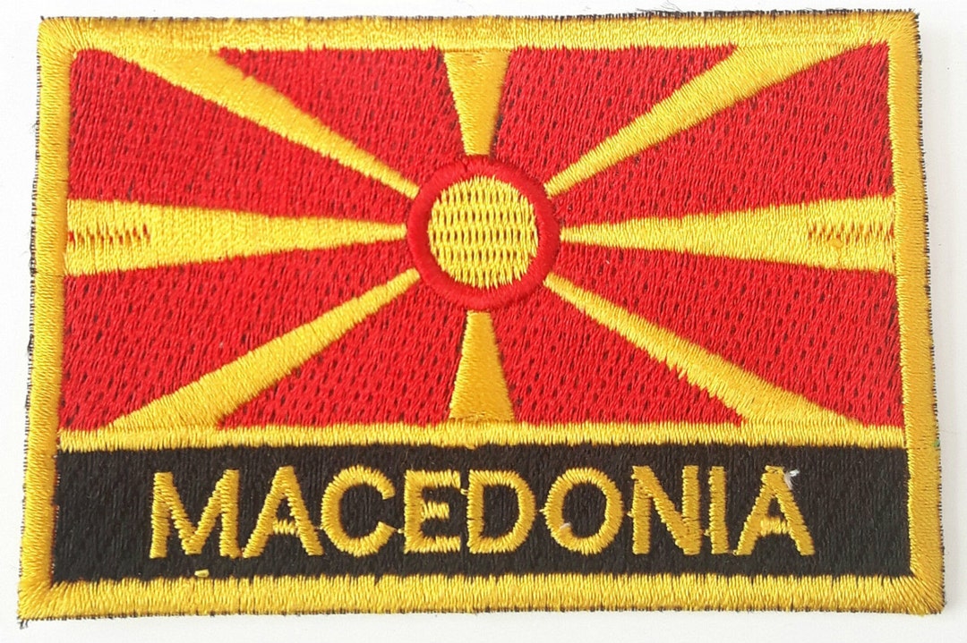 Macedonia Embroidered Sew or Iron on Patch Badge - Etsy