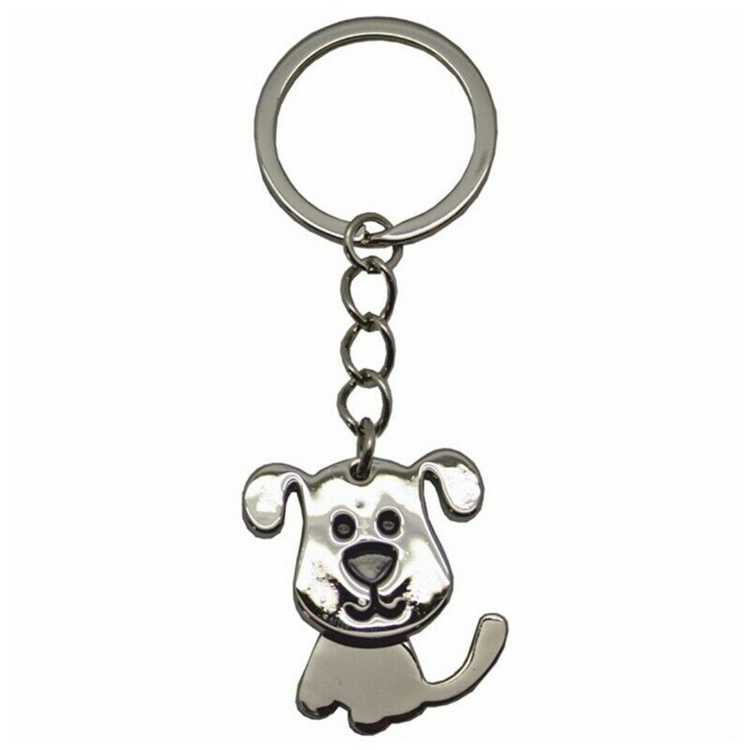 Nodding Dog With Movable Body Metal Key Ring - Etsy