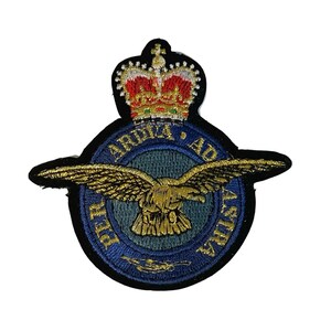 RAF Royal Air Force Insignia Fully Embroidered Sew or Iron on Patch - Etsy