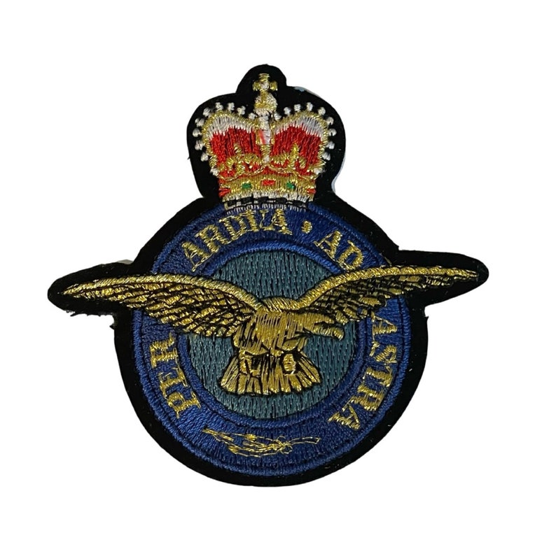 RAF Royal Air Force Insignia Fully Embroidered Sew or Iron on Patch - Etsy