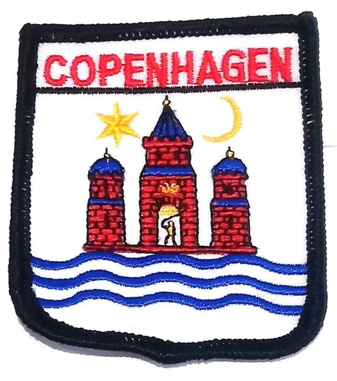 Copenhagen Embroidered Patch - Etsy