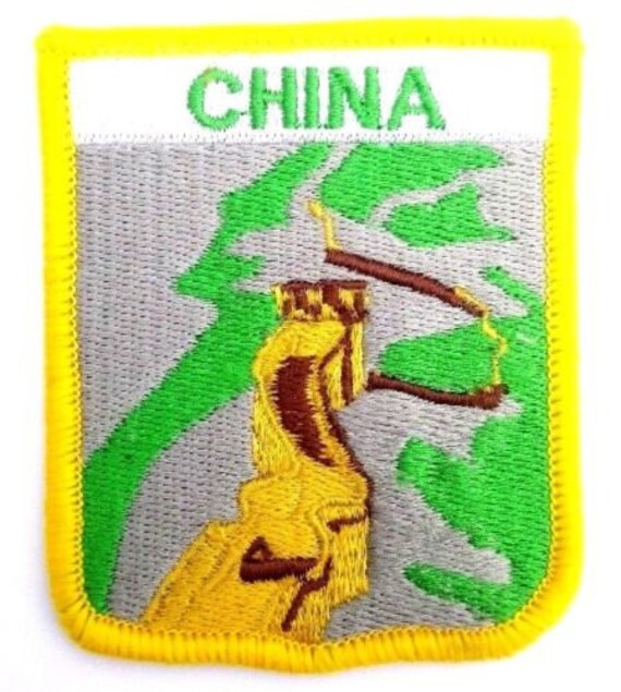 Great Wall of China Embroidered Patch | Etsy