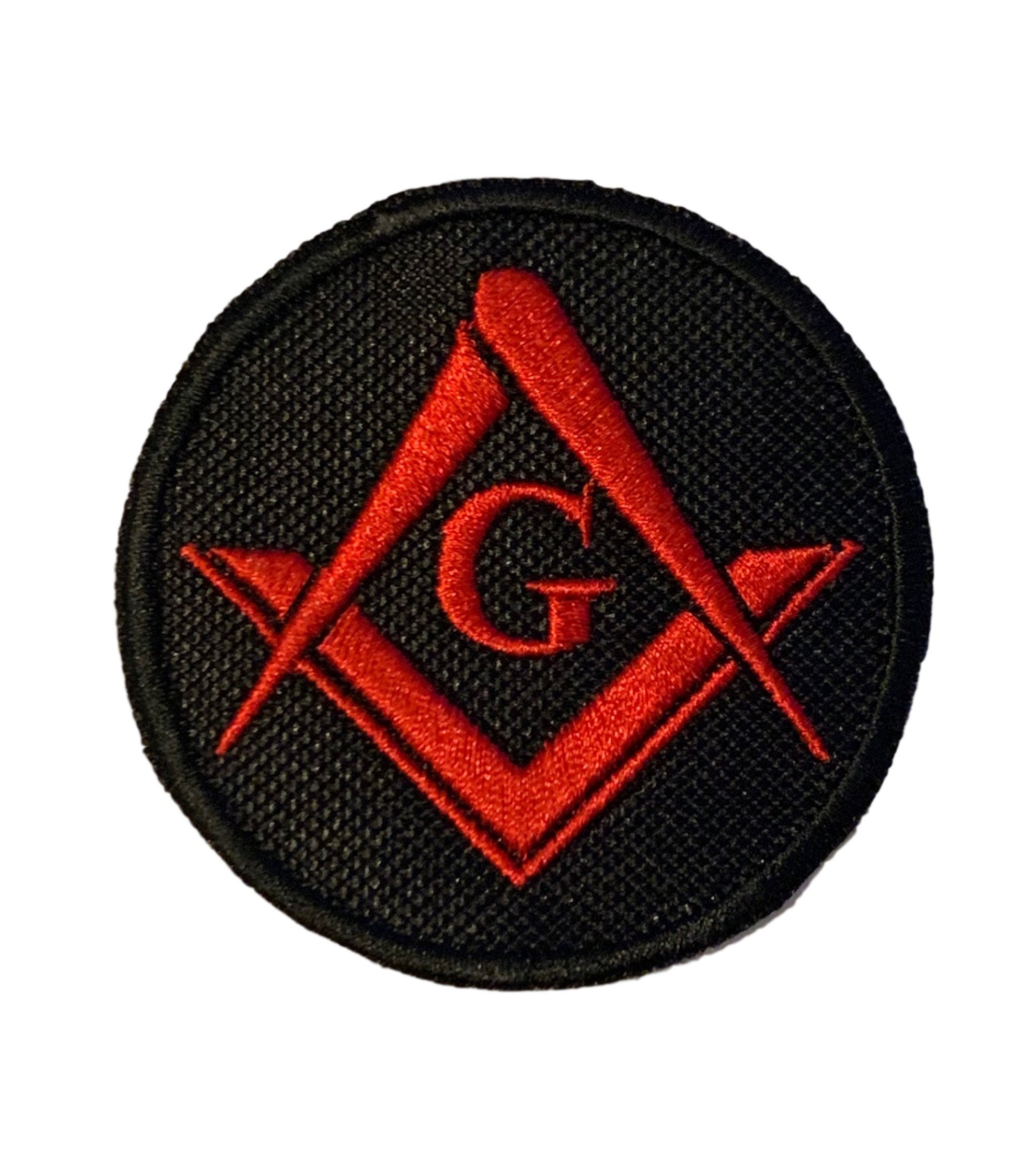 Masonic Crested Embroidered Patch With G. Iron or Sew on A | Etsy