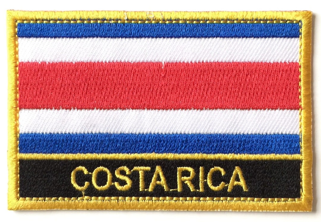 Costa Rica Embroidered Sew or Iron on Patch Badge - Etsy