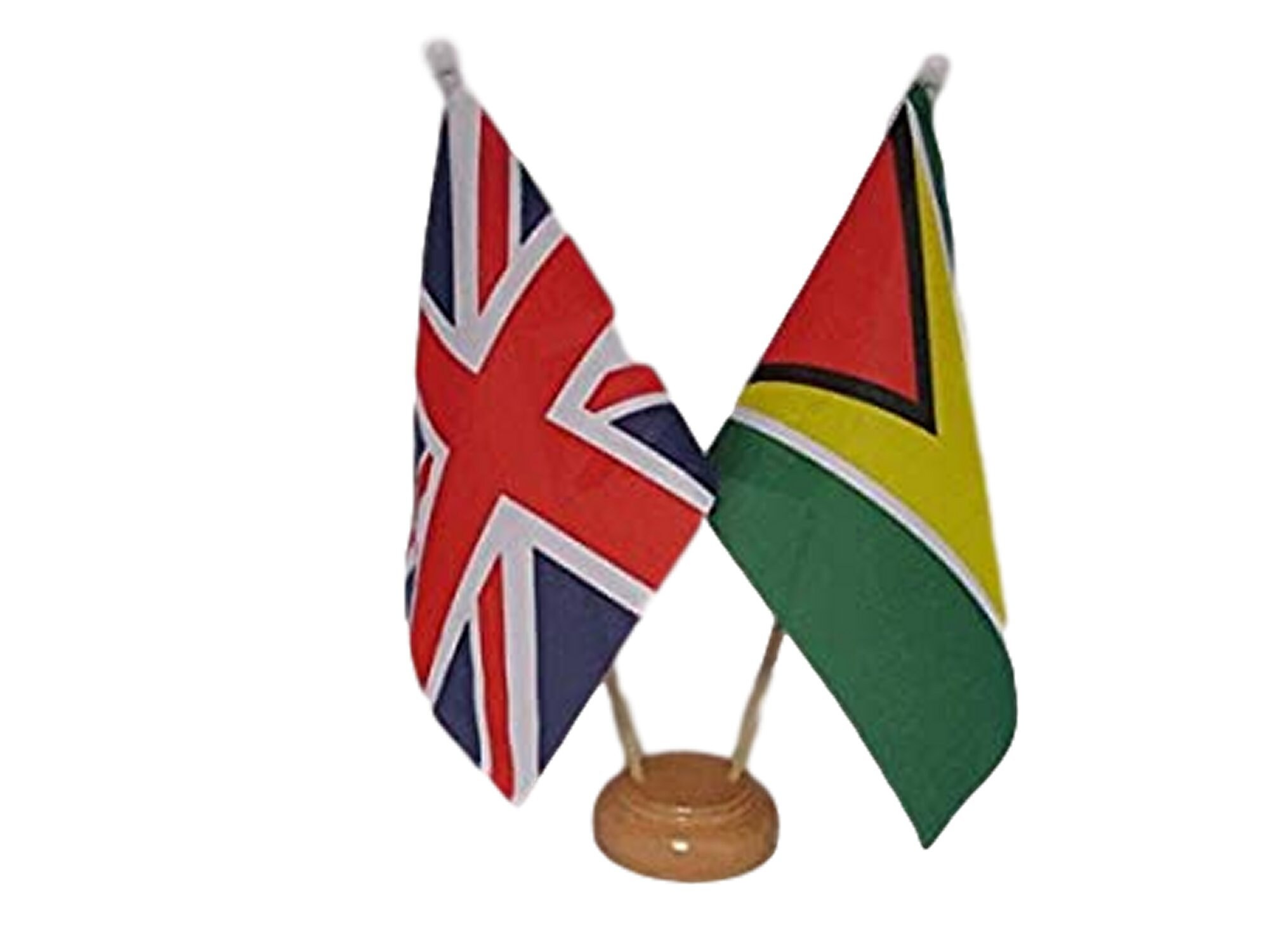 Union Jack & Guyana Doppel Freundschaft Flaggen 9 x | Etsy
