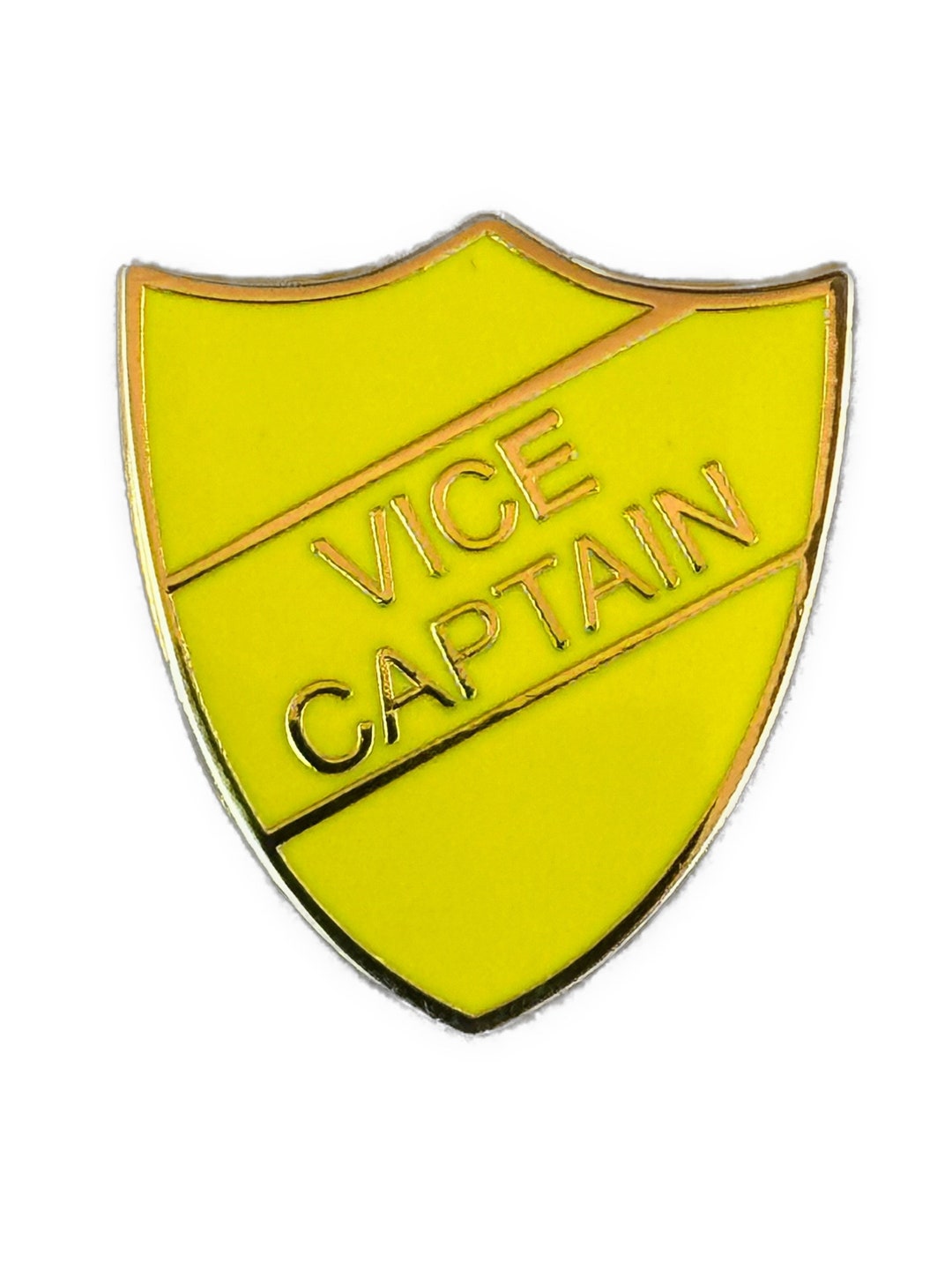 School Vice Captain School / College Light Pink Enamel Lapel Pin Badge ...