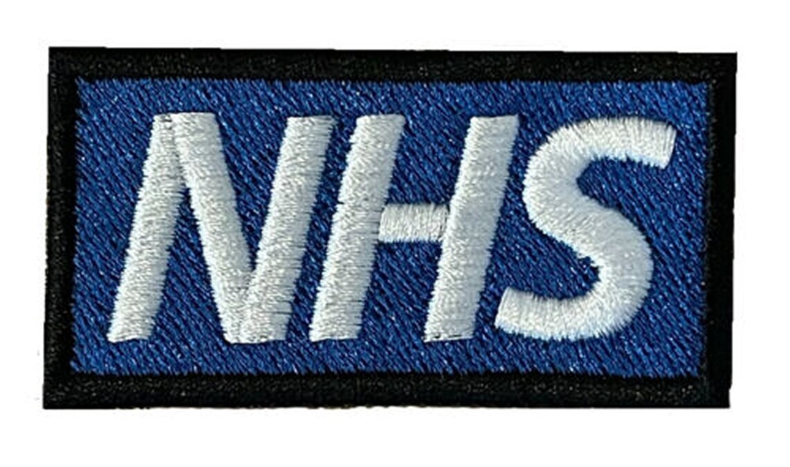 Fully Embroidered Small NHS Sew on or Iron on Patch Badge (A) - Etsy UK