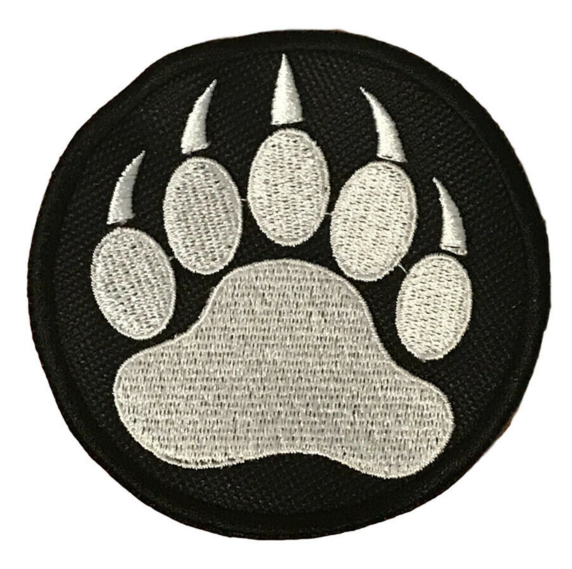 Bears Paw Sew on / Iron on Embroidered Patch Badge (A) - Etsy