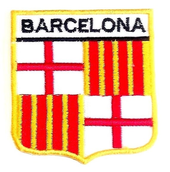 Barcelona Embroidered Patch | Etsy