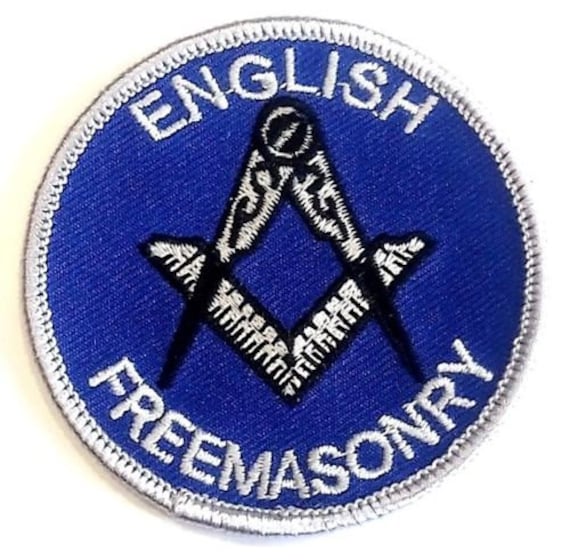 English Freemasonry Embroidered Patch - Etsy