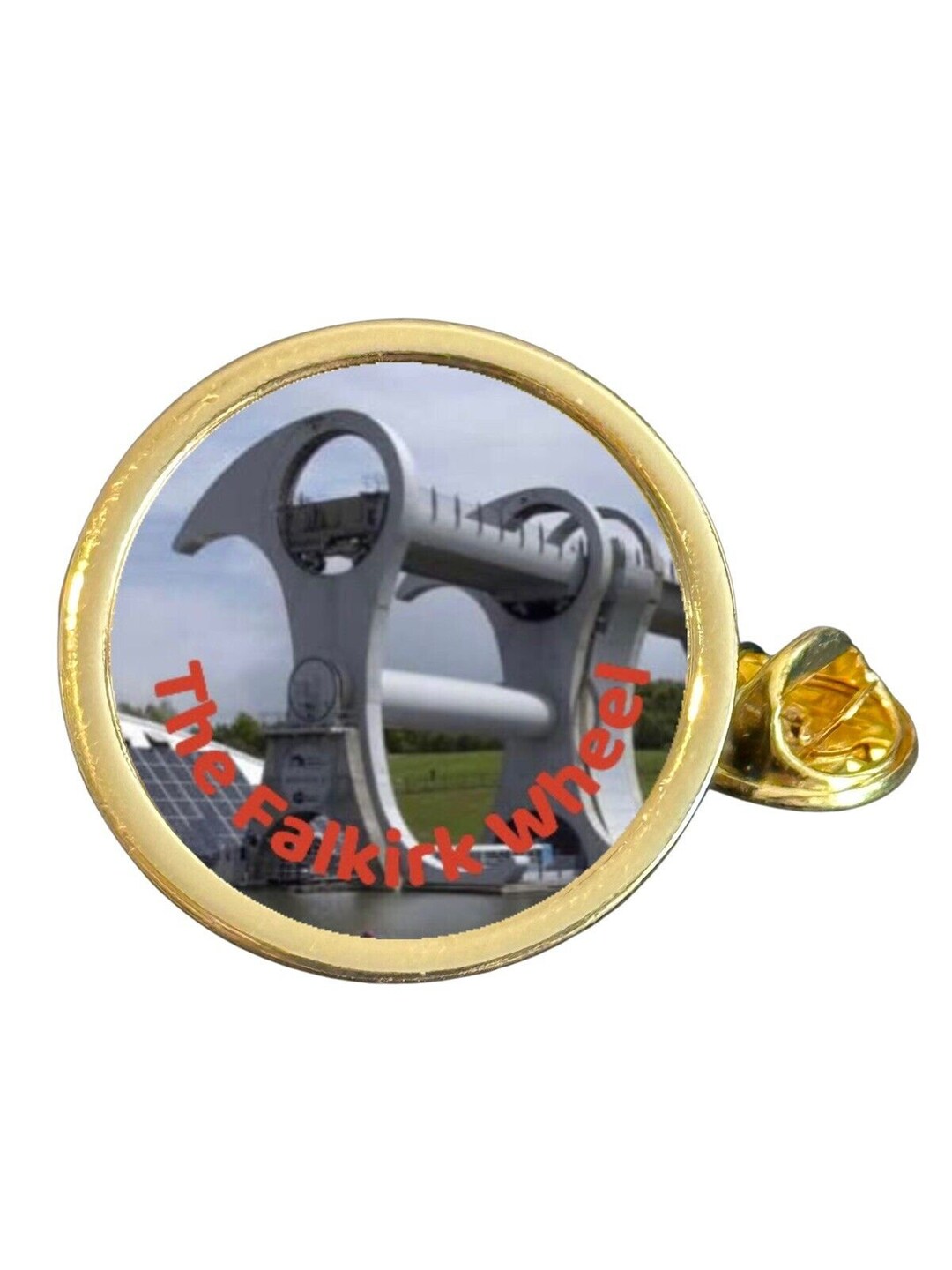 Falkirk Wheel Award Gold Plated Domed Lapel Pin Badge in Bag - Etsy