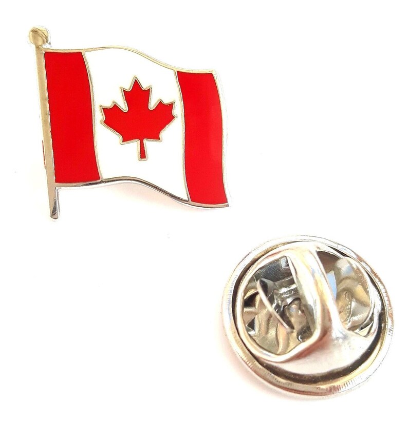 Canada Flag Enamel Lapel Pin Badge-t1077 - Etsy